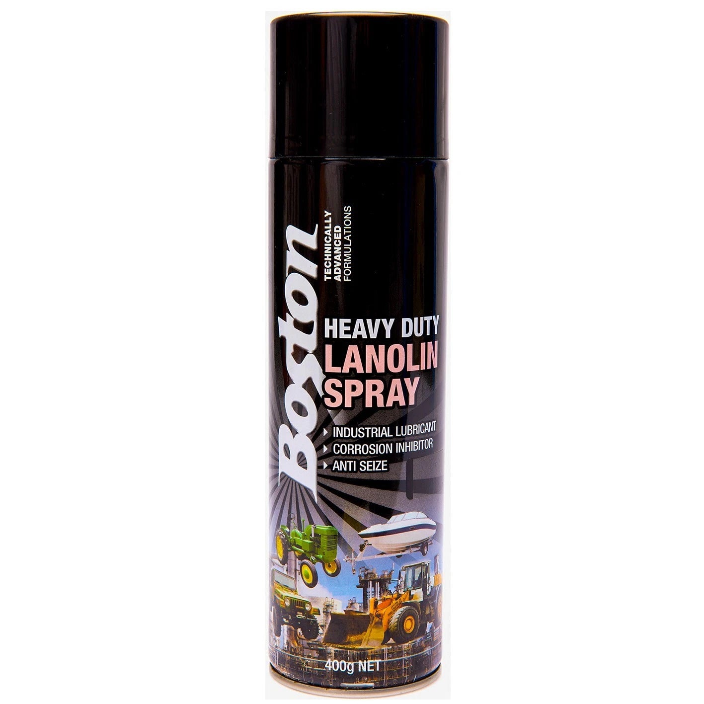 Lanolin Spray 400gm Boston Anti corrosion Lanox lubricant Marine Auto ...