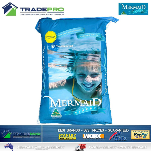 Pool Salt 20kg Bag Premium Fine Australian Made Mermaid Swimming Sodiu ...